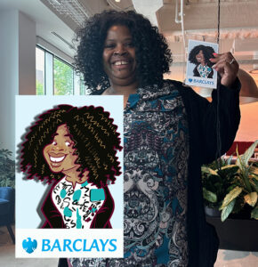 Barclays Events and Cartoon Selfies! | Angie Jordan Live Digital ...